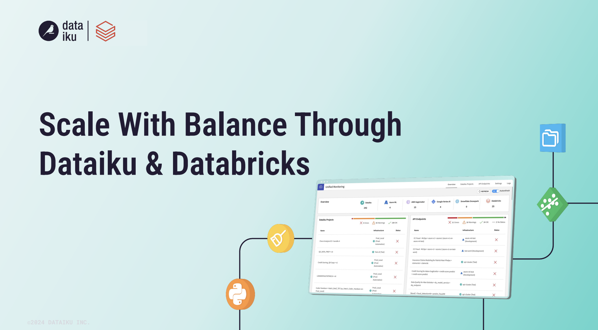 Dataiku and Databricks Streamline MLOps at Scale to Drive Business Value